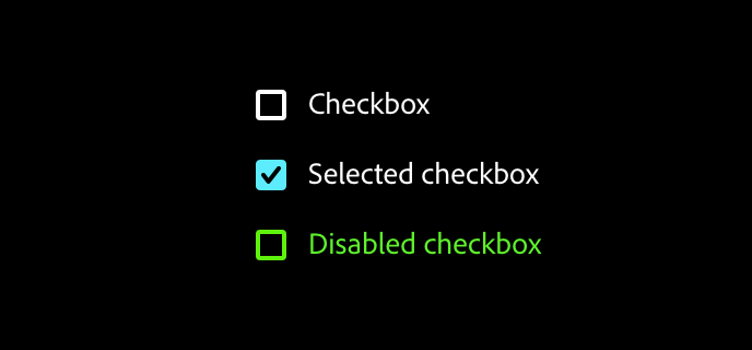 Checkbox - Spectrum