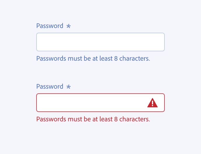 Write error messages that show a solution