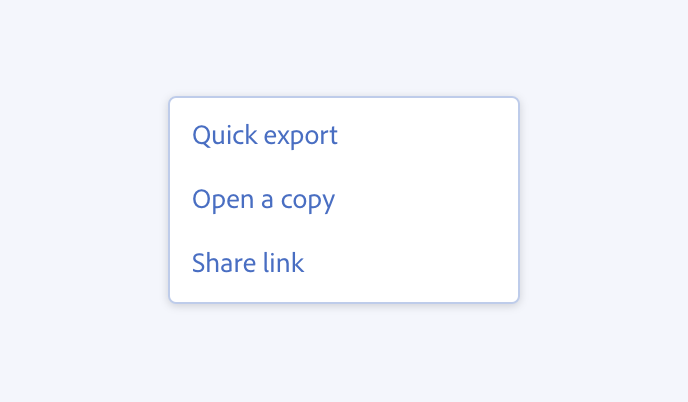 Ellipses in menu items