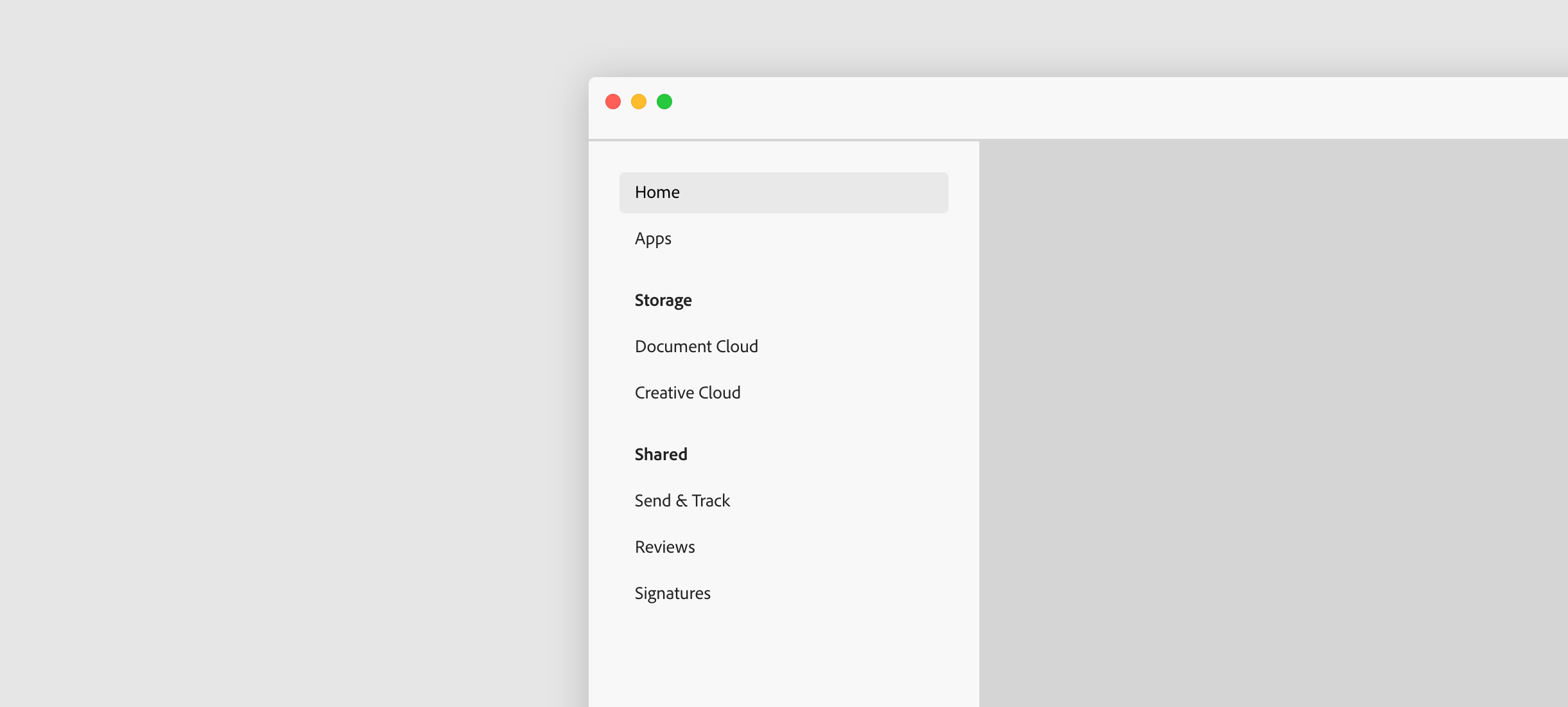 Side navigation - Spectrum