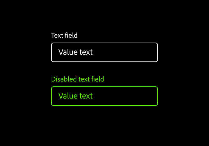 Text field - Spectrum